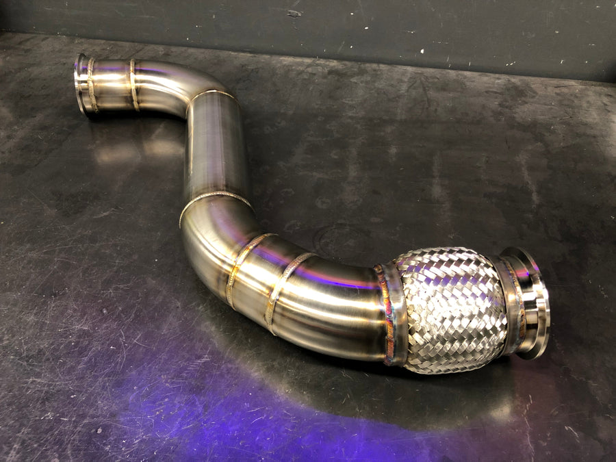 DarkLight Fabrication BMW E30 M20 Turbo Downpipe