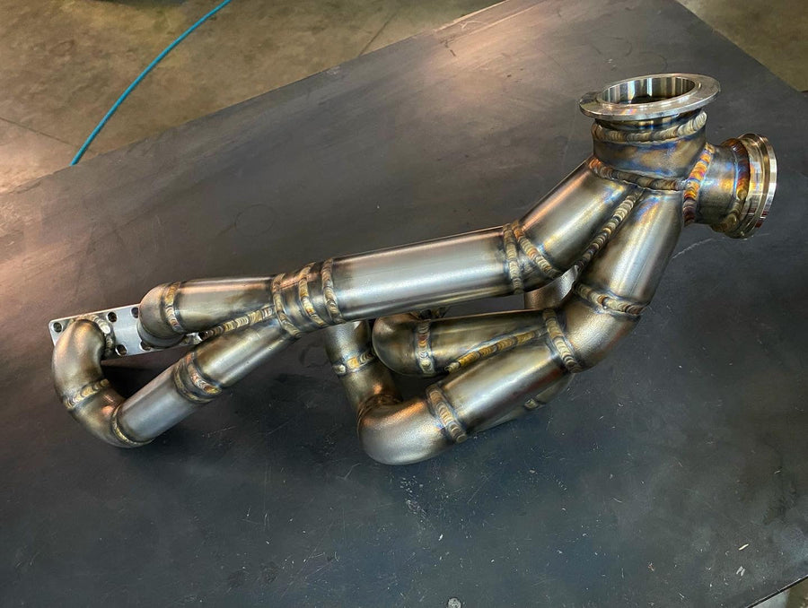 DarkLight Fabrication BMW E36 Top Mount Turbo Exhaust Manifold